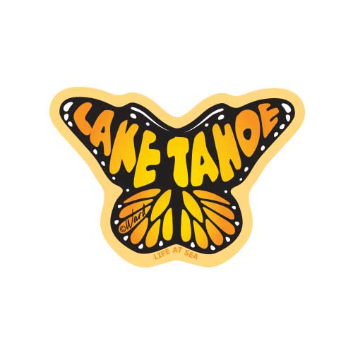 Lake Tahoe Butterfly Sticker - Life At Sea by Tim Ward – Life At Sea Co Lake Tahoe Butterfly Sticker - Life At Sea by Tim Ward – Life At Sea Co