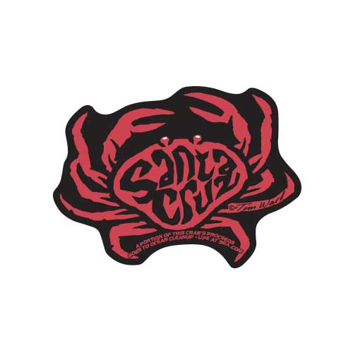 Santa Cruz Crab Sticker - Life At Sea by Tim Ward – Life At Sea Co