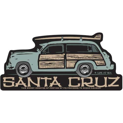Santa Cruz Woody Sticker - Life At Sea by Tim Ward – Life At Sea Co
