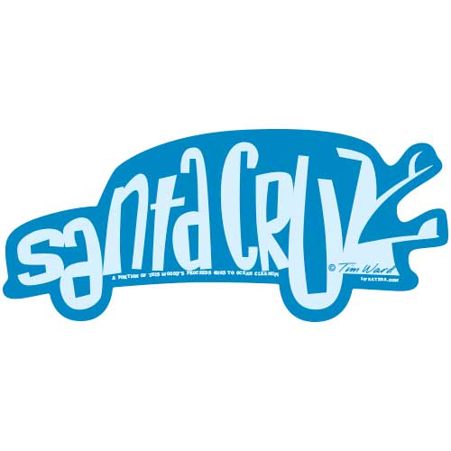 Santa Cruz Woody Sticker - Life At Sea by Tim Ward – Life At Sea Co