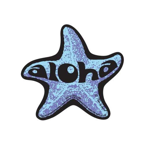 Aloha Starfish Sticker - Life At Sea by Tim Ward – Life At Sea Co