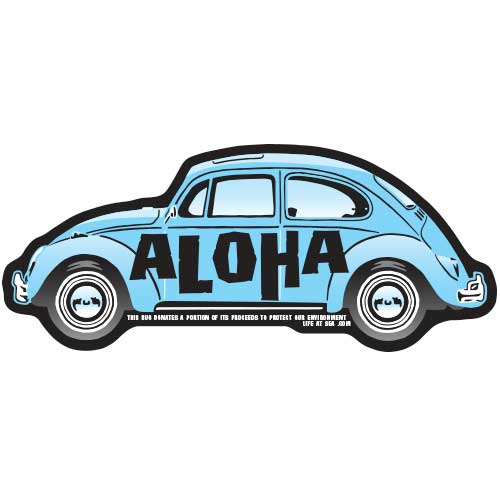 Aloha VW Bug Sticker - Life At Sea by Tim Ward – Life At Sea Co