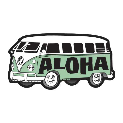 Aloha VW Bus Sticker - Life At Sea by Tim Ward – Life At Sea Co
