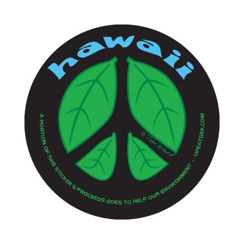 Hawaii Peace Sticker - Life At Sea by Tim Ward – Life At Sea Co