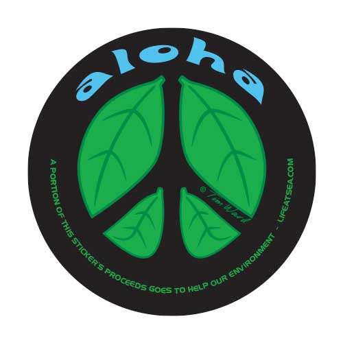 Aloha Peace Sticker - Life At Sea by Tim Ward – Life At Sea Co